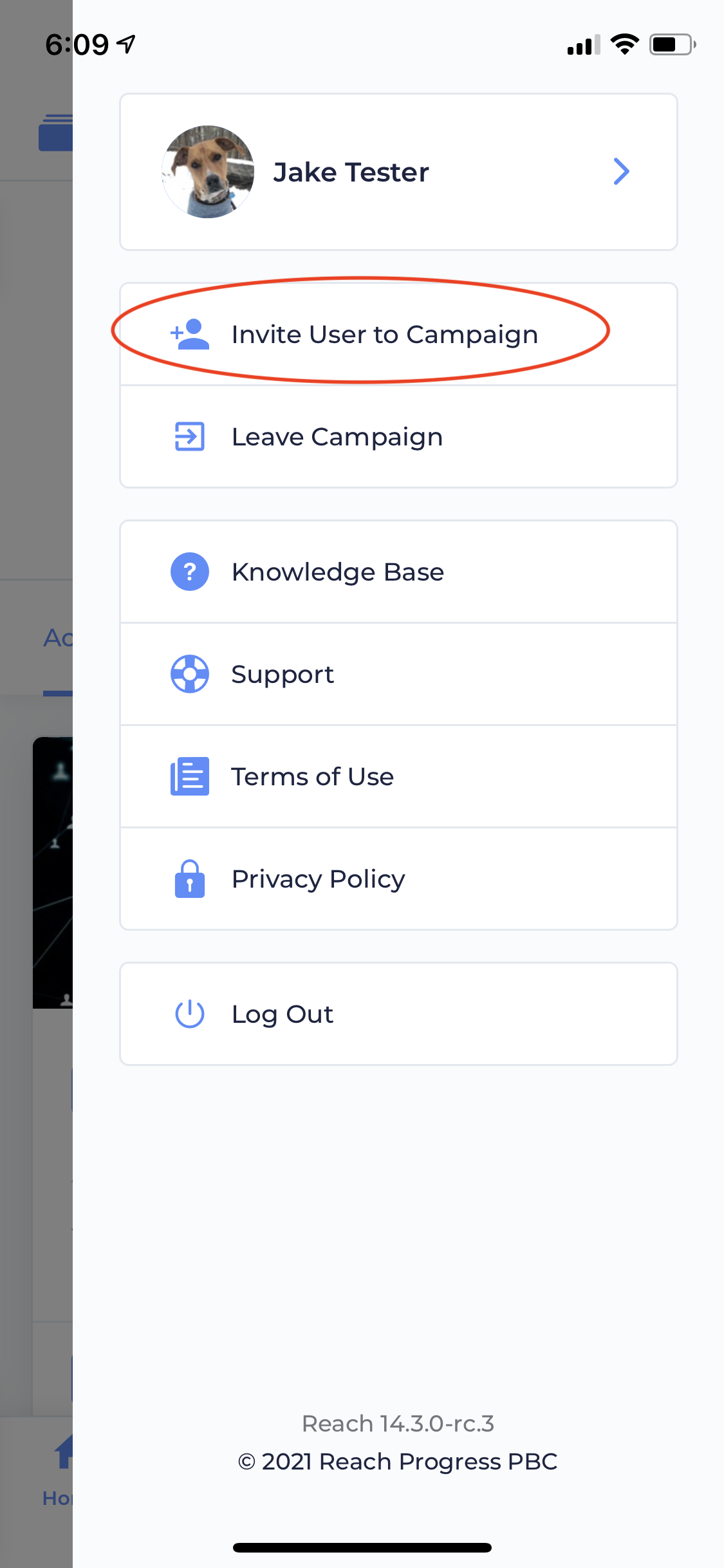 Inviting Users | Reach
