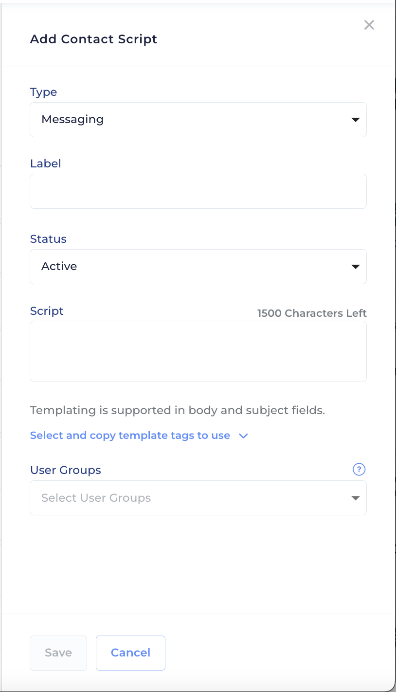 Contact Scripts | Reach