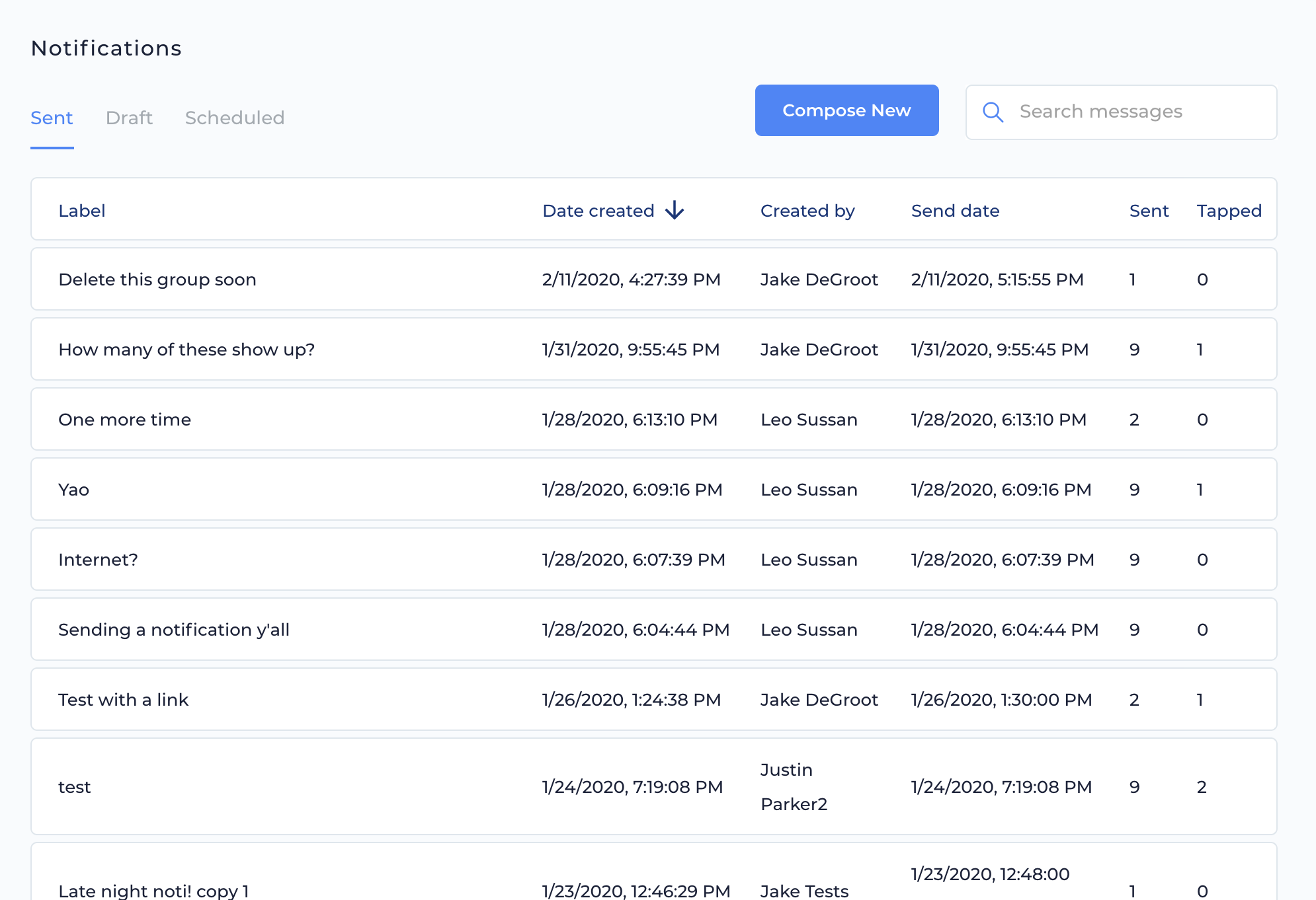 Notifications | Reach