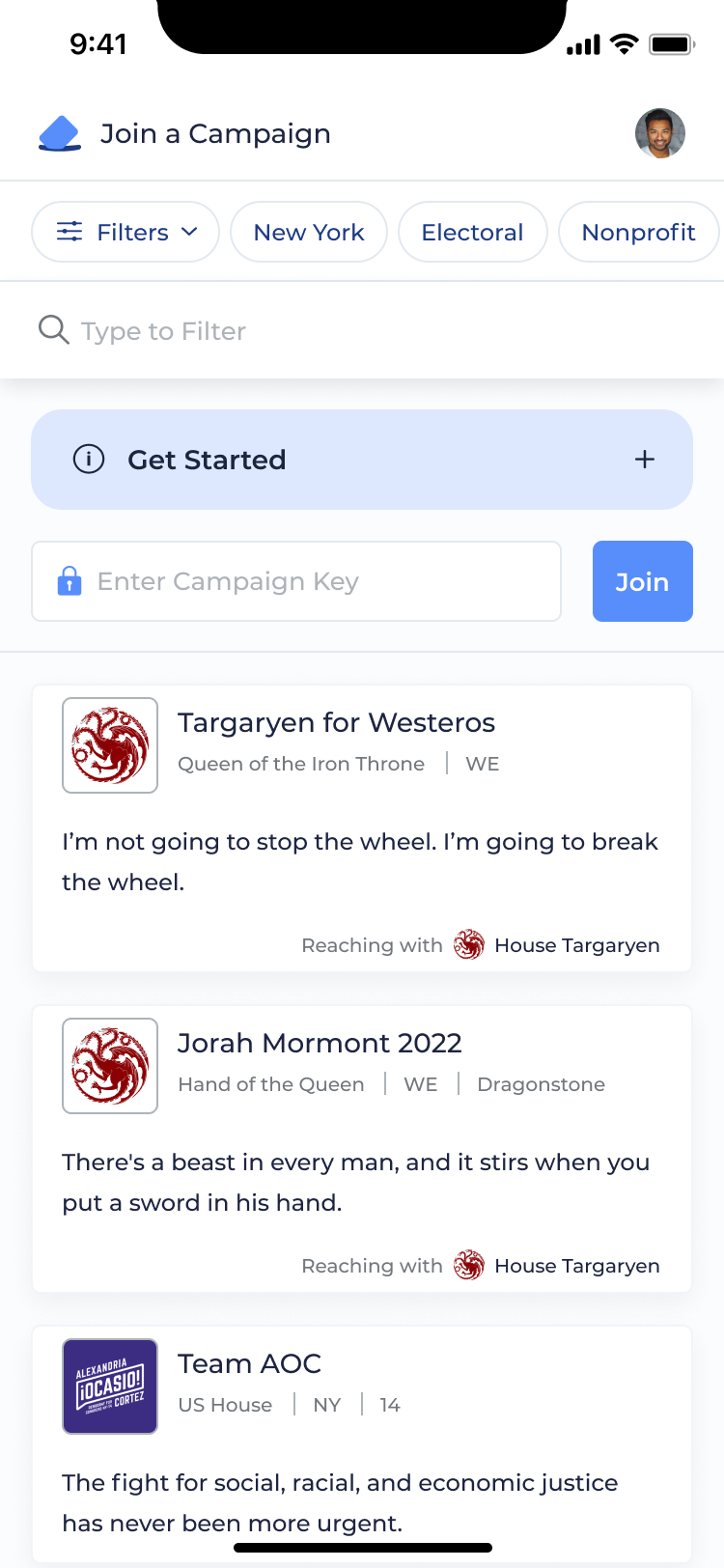 Campaign Directory | Reach